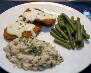 Mushroom Risotto - Pudge Factor