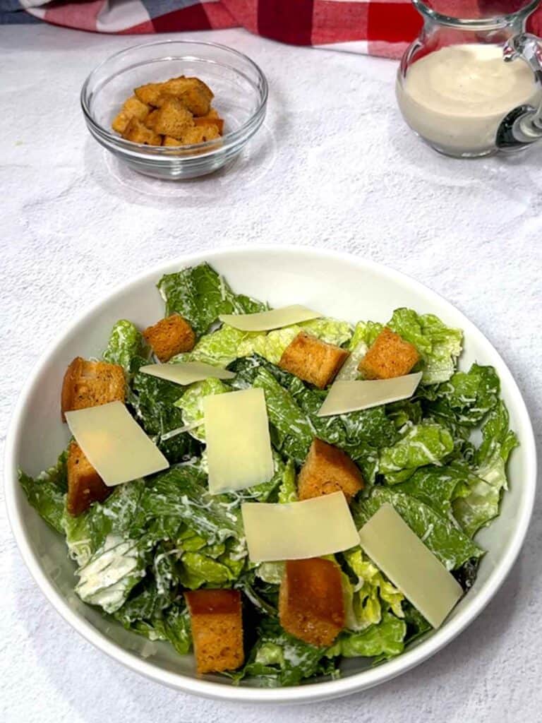 Homemade Classic Caesar Salad - Pudge Factor