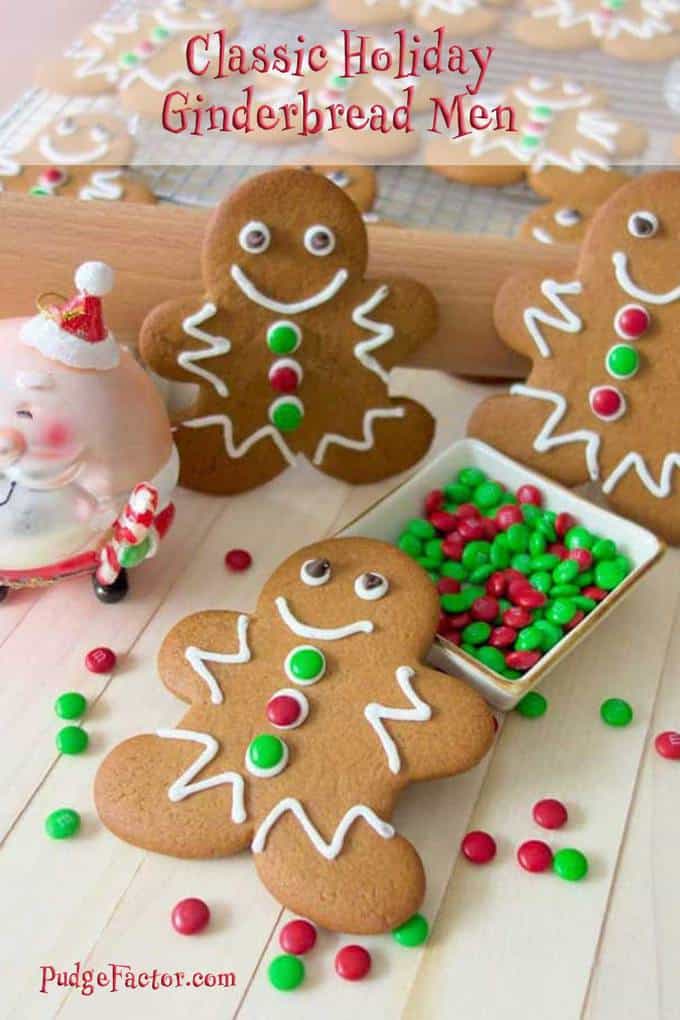 Classic Holiday Gingerbread Men - Pudge Factor