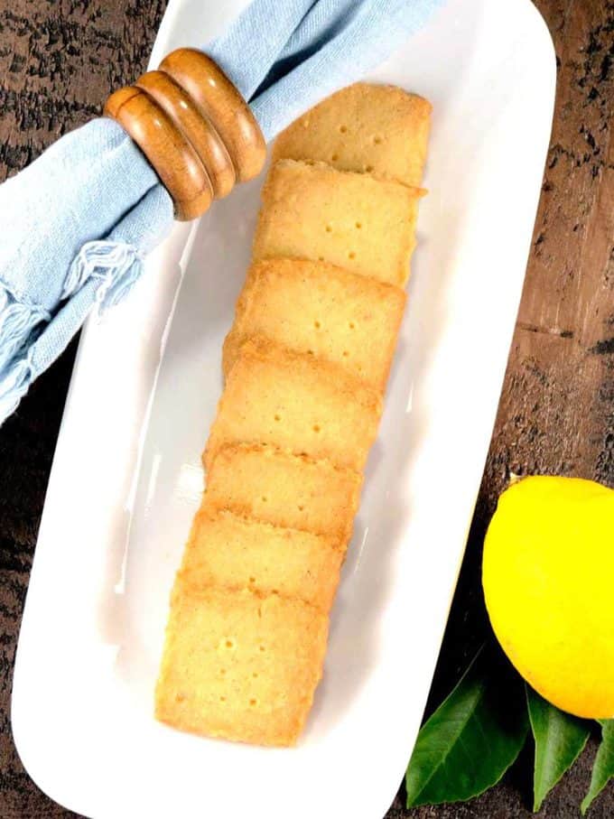 Meyer Lemon Sablés - Pudge Factor