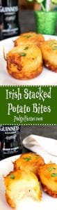 Irish Stacked Potato Bites - Pudge Factor