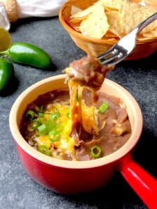 Instant Pot Smashed Pinto Beans - Pudge Factor