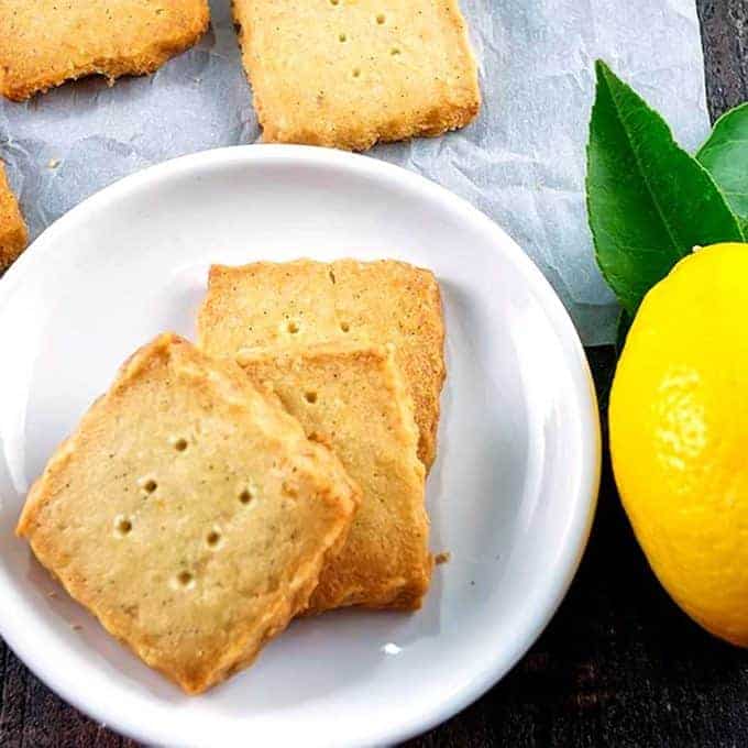 Meyer Lemon Sablés - Pudge Factor