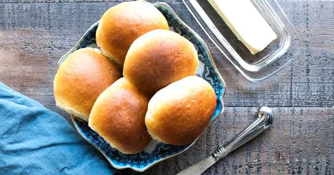 Amish Potato Rolls (Bread Machine) - Pudge Factor