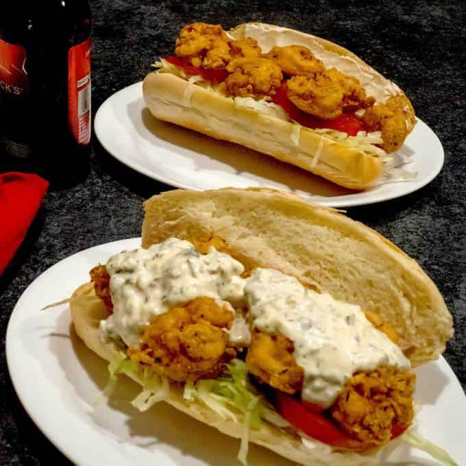New Orleans Shrimp Po 'Boy - Pudge Factor