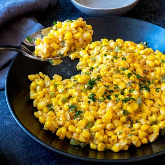 Classic Cajun Corn Maque Choux - Pudge Factor