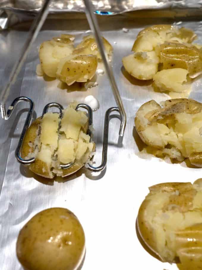 Crispy Loaded Potato Smashers - Pudge Factor