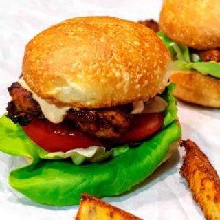 Grilled Peri Peri Chicken Burger - Pudge Factor