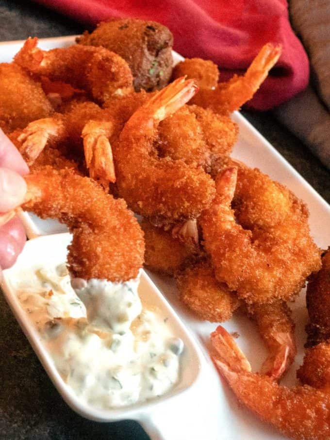 Crispy Crunchy Fried Shrimp - Pudge Factor