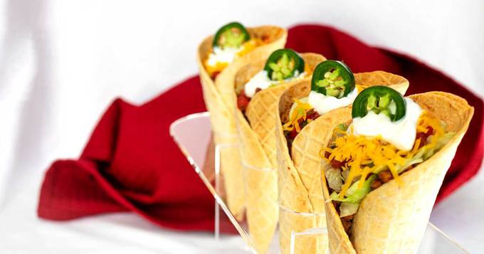 Taco Waffle Cones (with Video) - Pudge Factor