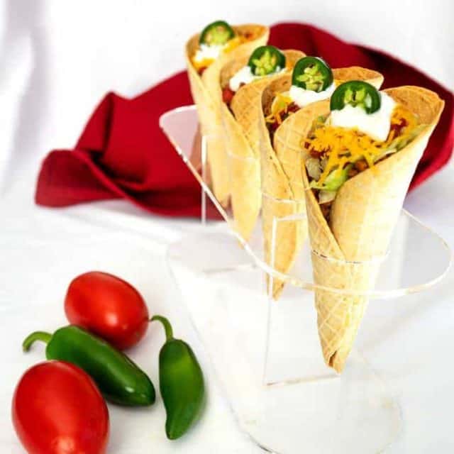 Taco Waffle Cones (with Video) - Pudge Factor