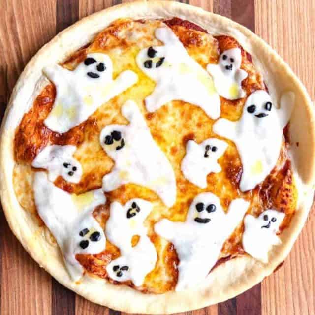 Halloween Ghost Pizza - Pudge Factor