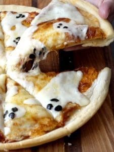 Halloween Ghost Pizza - Pudge Factor