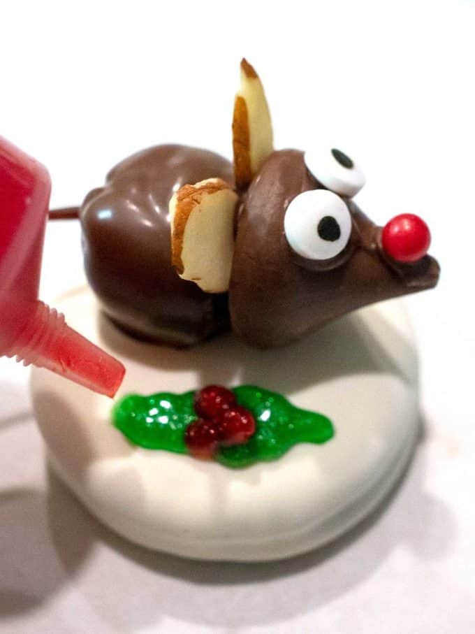 Chocolate Christmas Mice - Pudge Factor