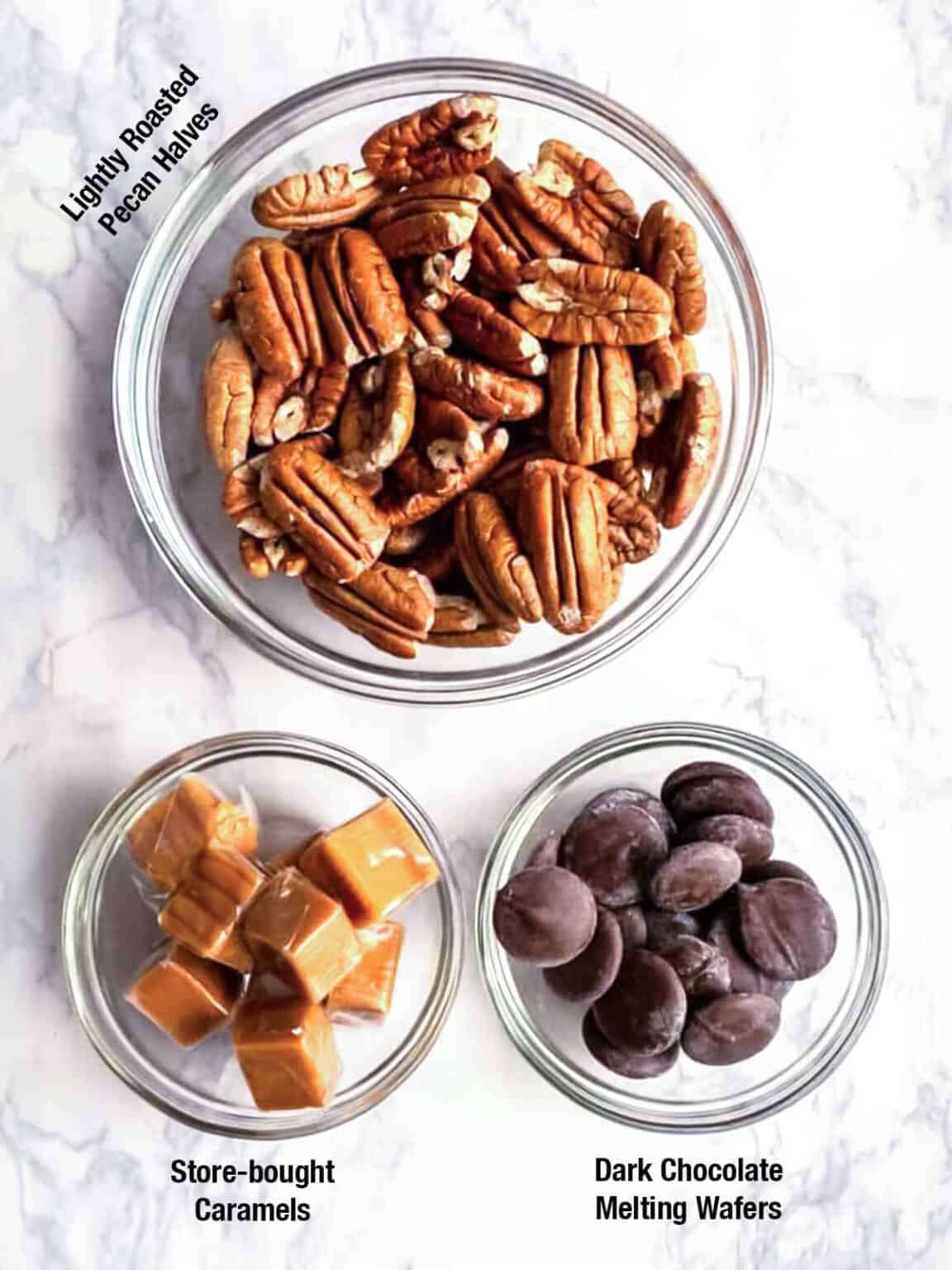 Easy 3-Ingredient Turtles Candy - Pudge Factor