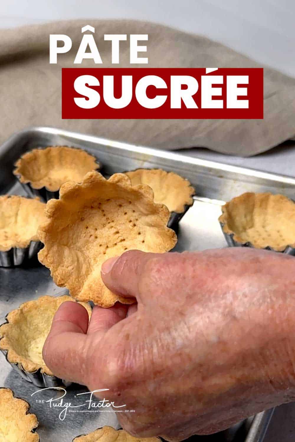 Pâte Sucrée (French Sweet Pastry Dough) for Mini Tarts - Pudge Factor