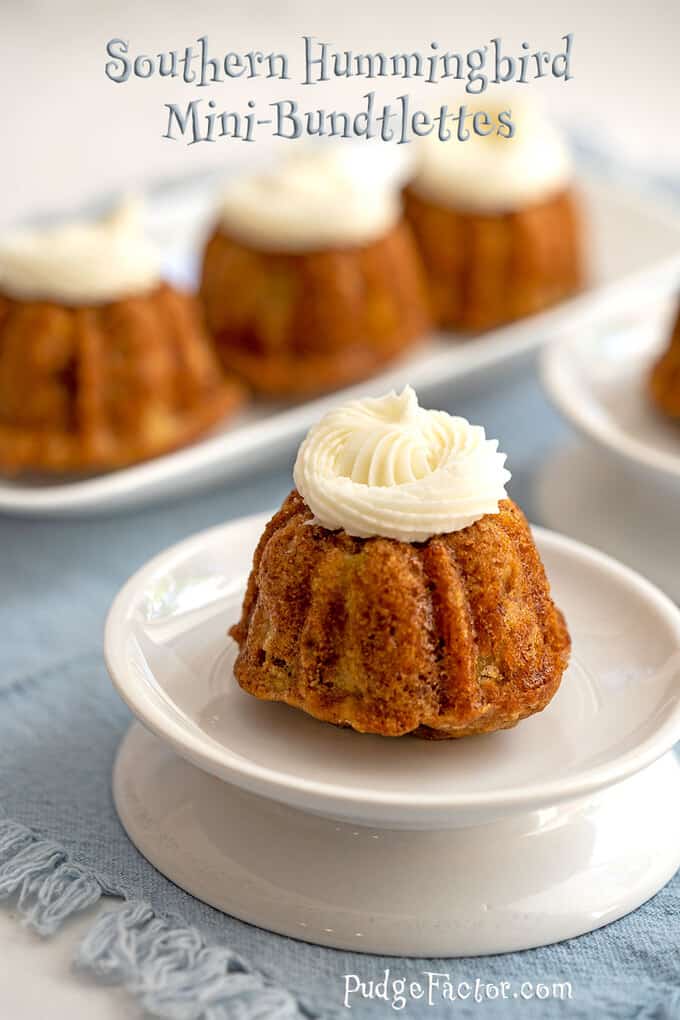 Southern Hummingbird Mini-Bundtlettes - Pudge Factor