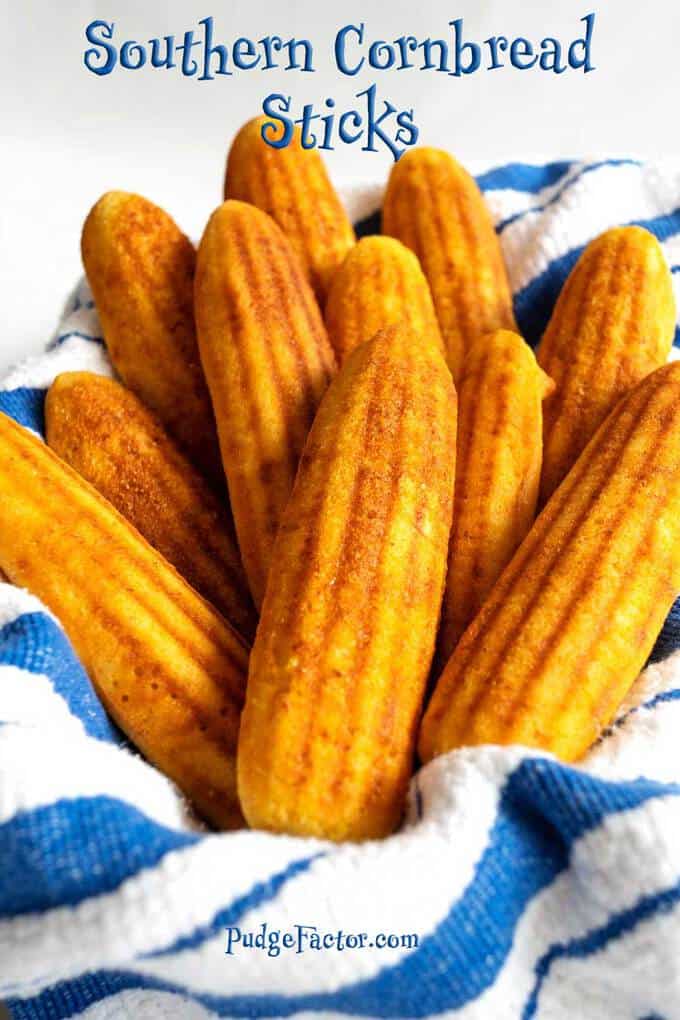 Southern Cornbread Sticks (with Video) - Pudge Factor