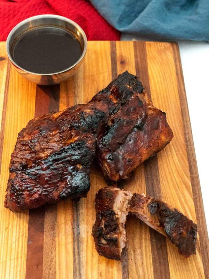 Sous Vide Baby Back Ribs with Balsamic Honey Barbecue Sauce - Pudge Factor