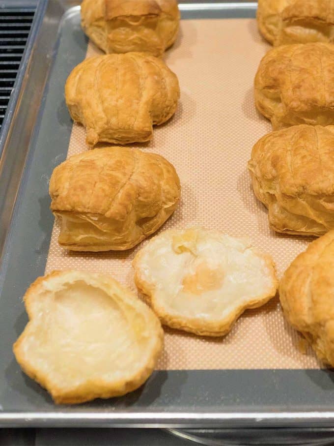 Elegant Shrimp Newburg in Puff Pastry Shells - Pudge Factor