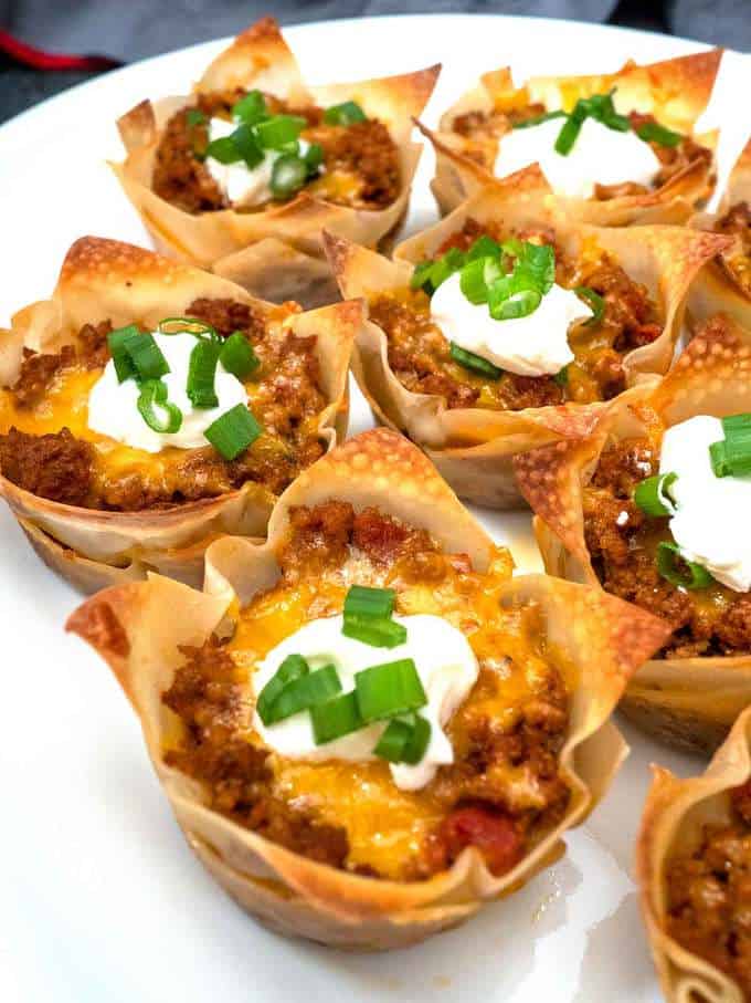 Tasty Taco Cups - Pudge Factor