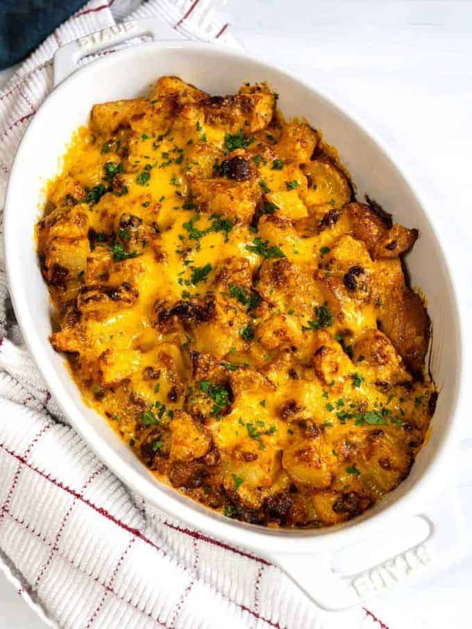 Cheesy Bacon Ranch Potatoes - Pudge Factor