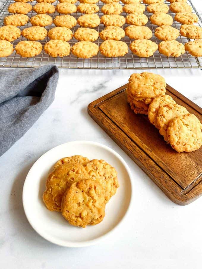 Crispy Crunchy Southern Cheese Wafers - Perfect Crackers - Pudge Factor