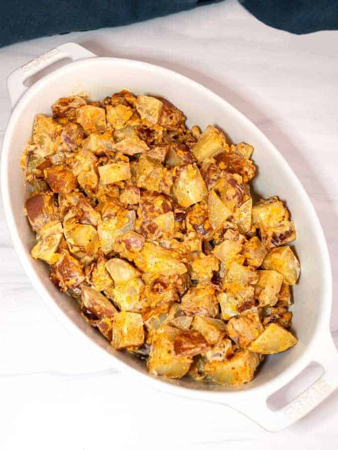 Cheesy Bacon Ranch Potatoes - Pudge Factor