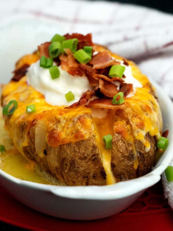 Loaded Bloomin' Potato - Pudge Factor