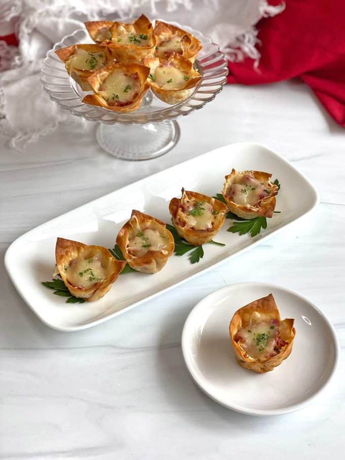 Reuben Wonton Cups - Pudge Factor