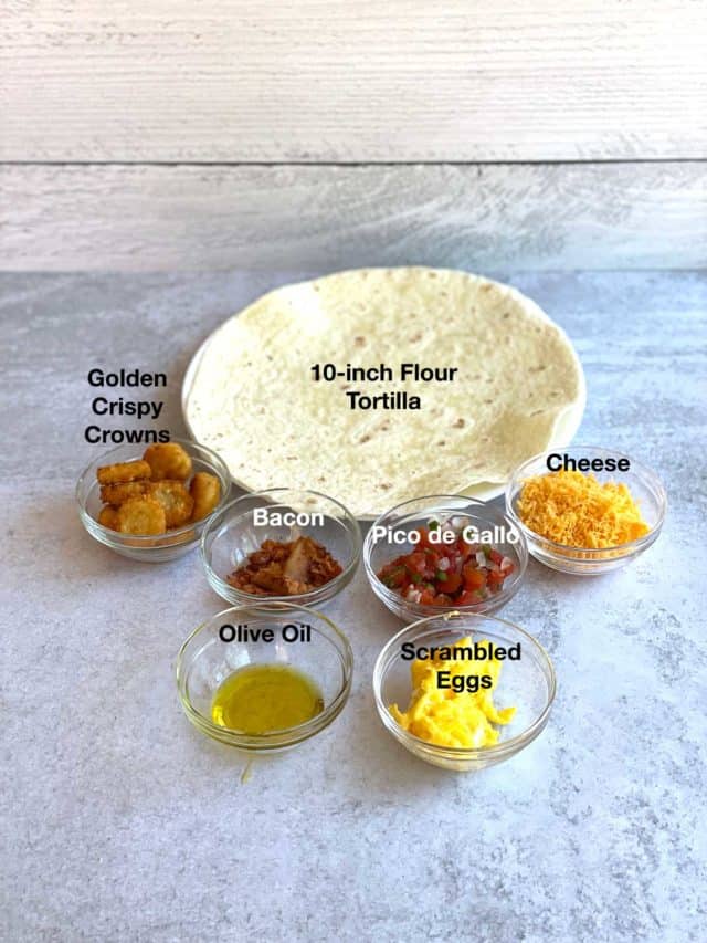 Breakfast Tortilla Hack - Pudge Factor