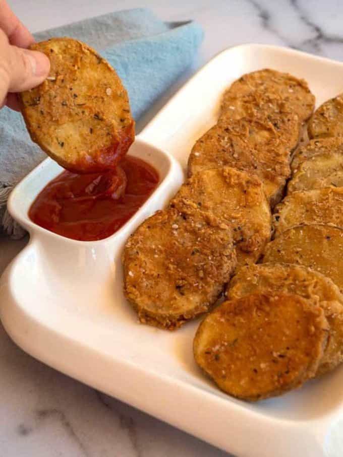 Crispy Mojo Potatoes - Pudge Factor