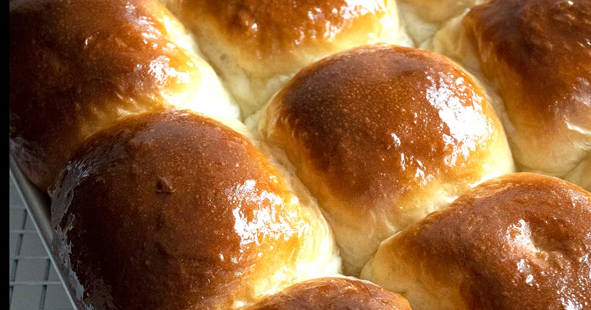 Milk Bread Rolls - Pudge Factor