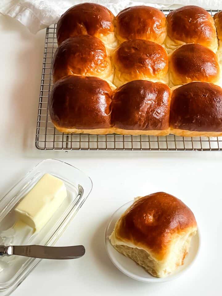 Milk Bread Rolls - Pudge Factor