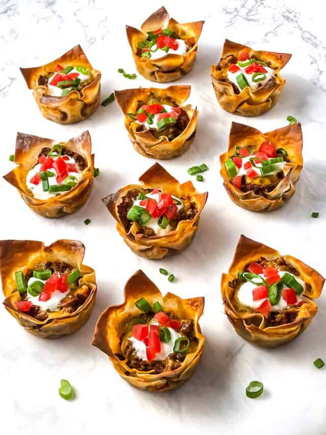 Tasty Taco Cups - Pudge Factor