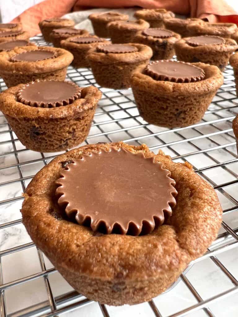 Pumpkin Patch Cookie Cups - Pudge Factor