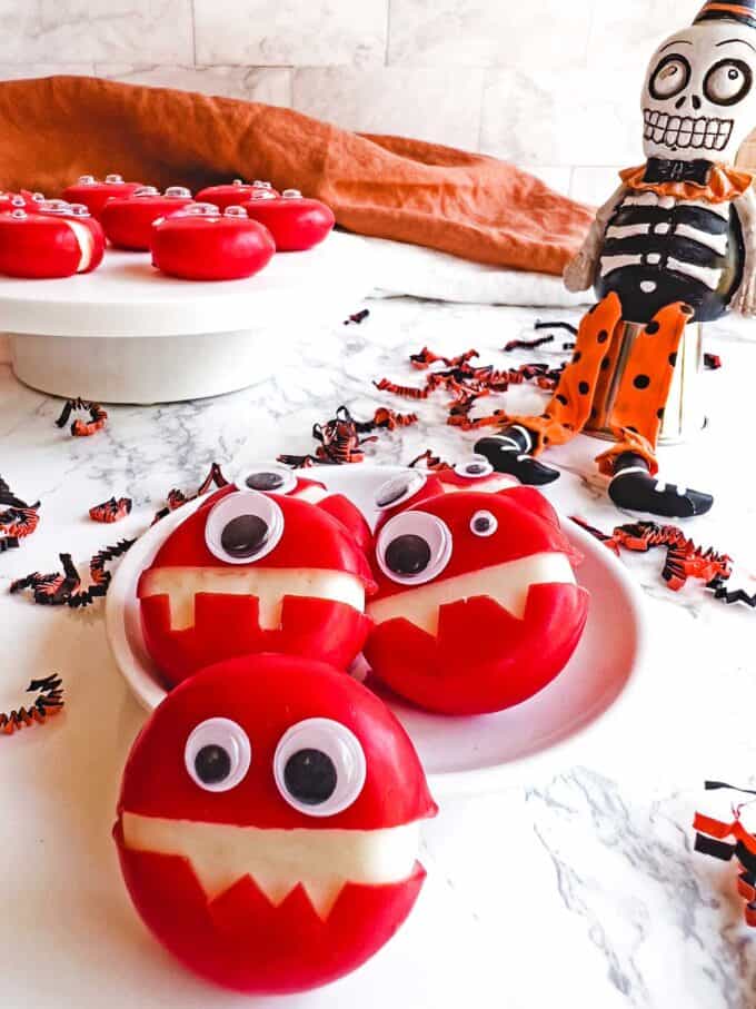 Easy Babybel Cheese Monsters - Pudge Factor