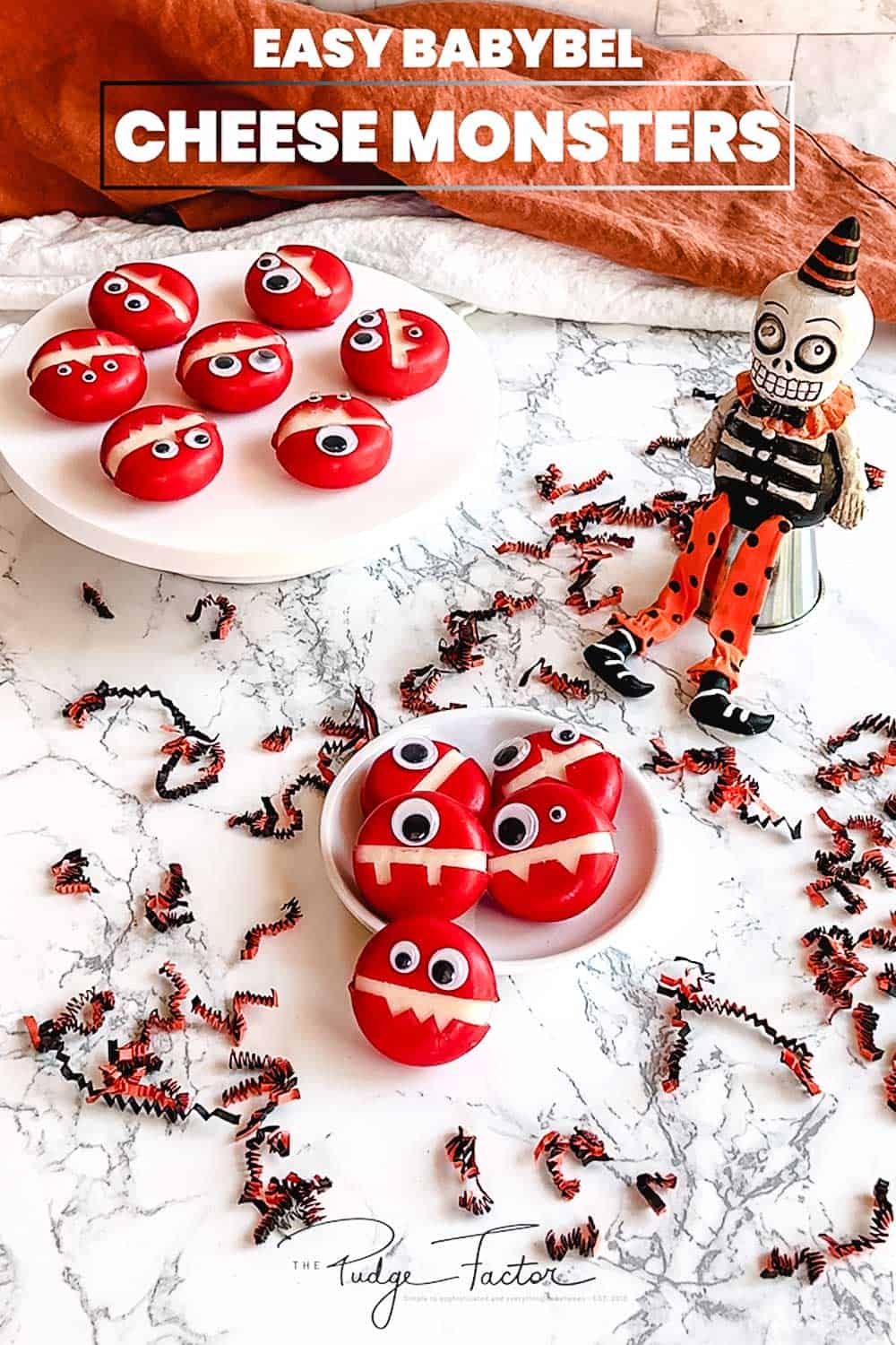 Easy Babybel Cheese Monsters - Pudge Factor