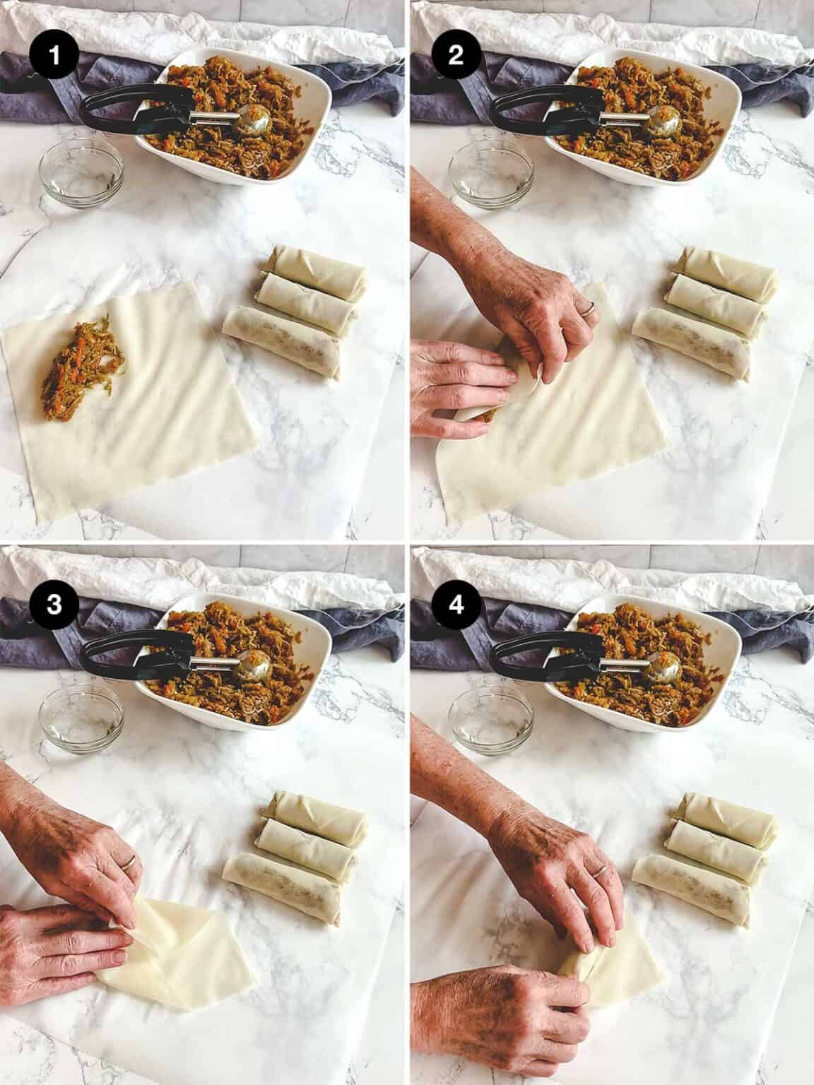 Veggie Spring Rolls - Pudge Factor