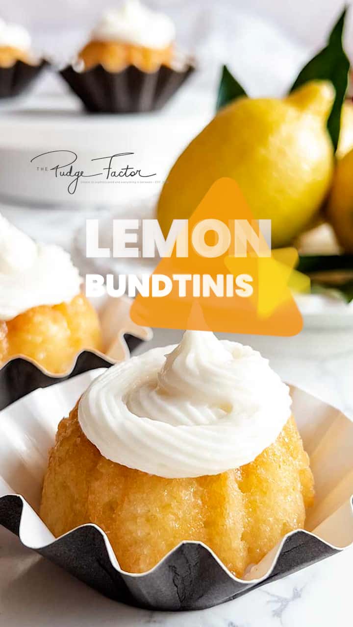 Lemon Bundtinis - Pudge Factor