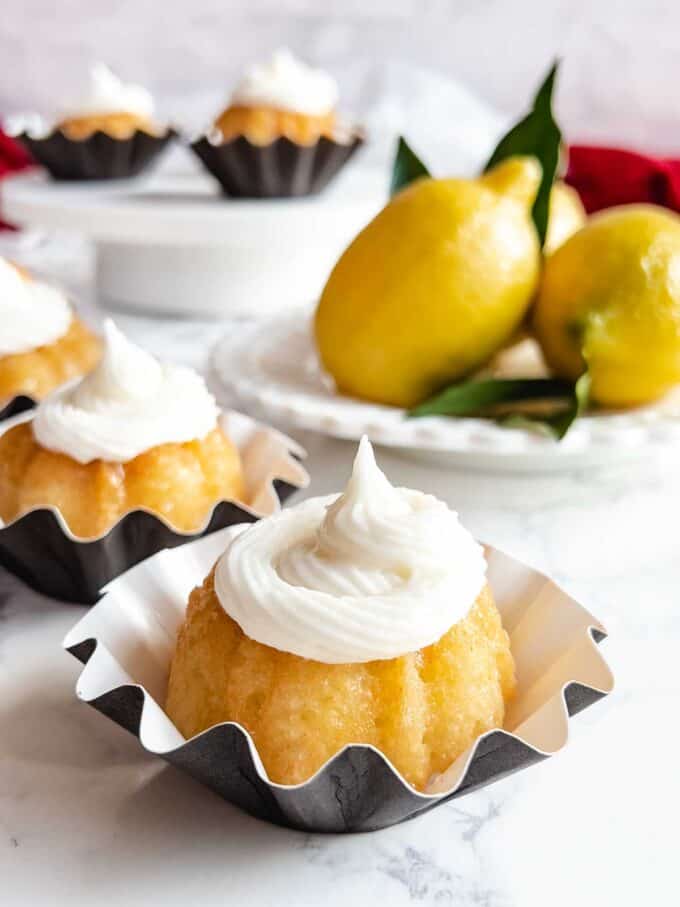 Lemon Bundtinis - Pudge Factor
