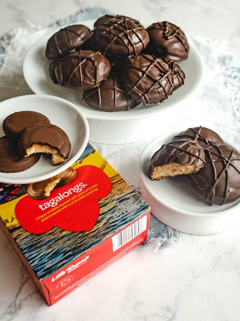 Ultimate Homemade Girl Scout Tagalongs - Pudge Factor