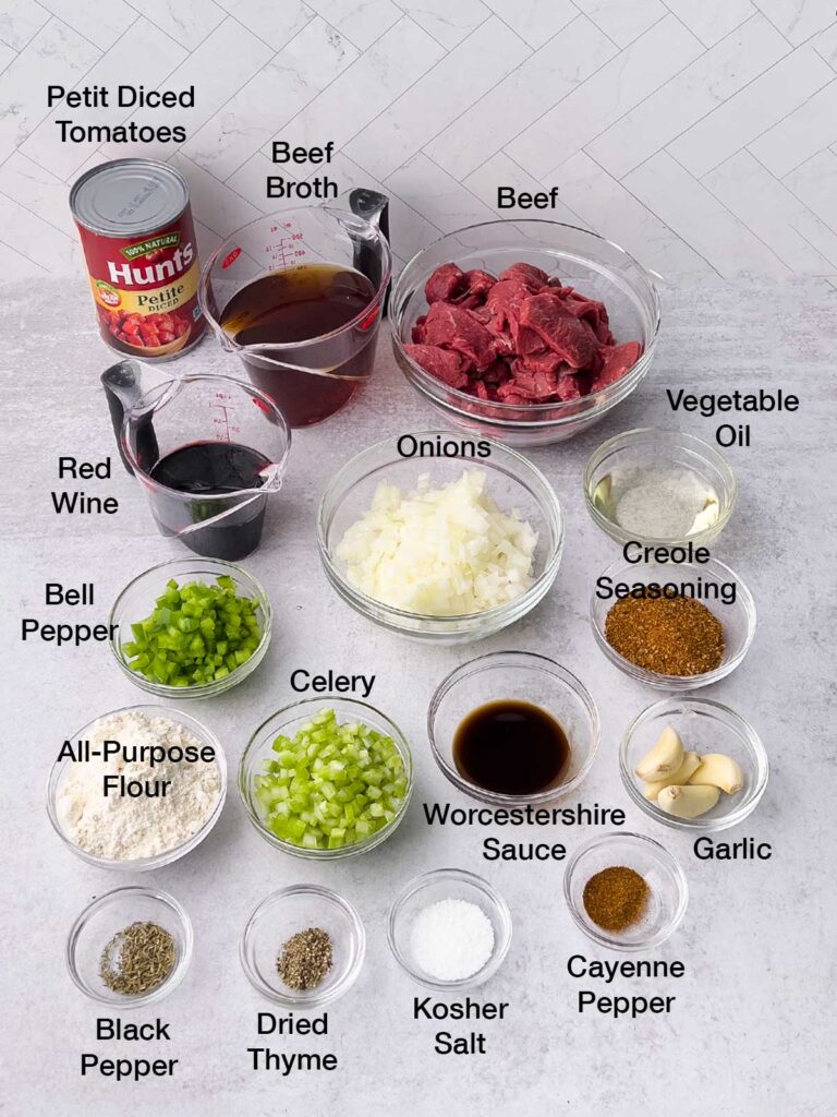 Beef Grillades and Smoked Gouda Grits - Pudge Factor