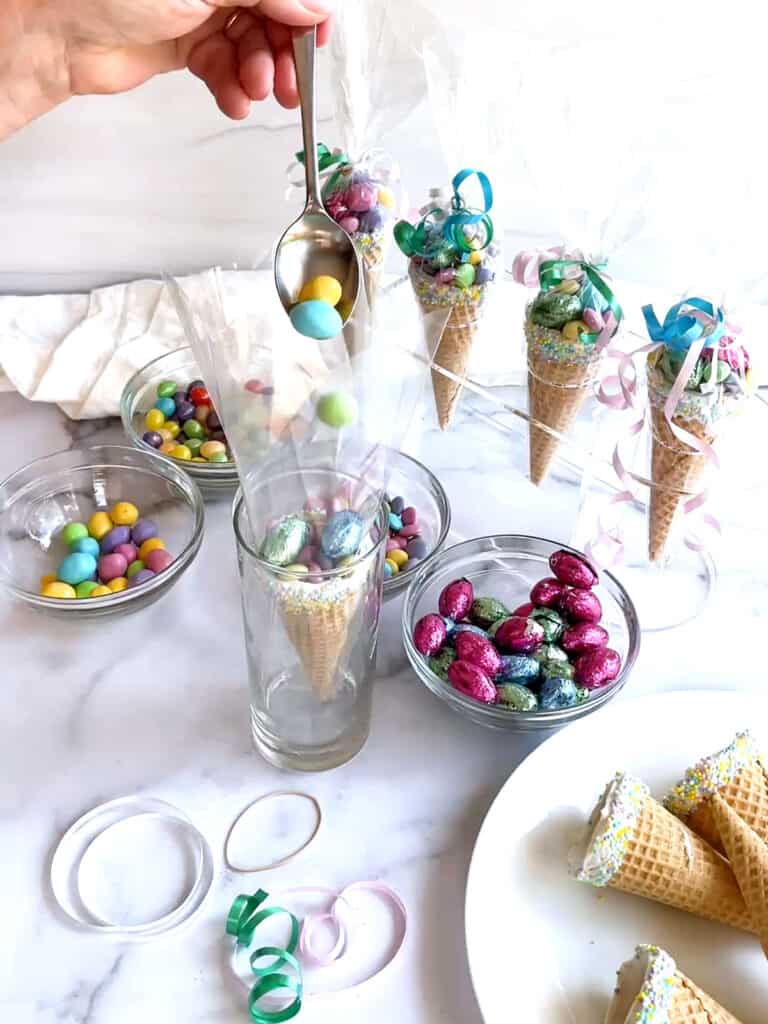 Easter Candy Cones - Pudge Factor