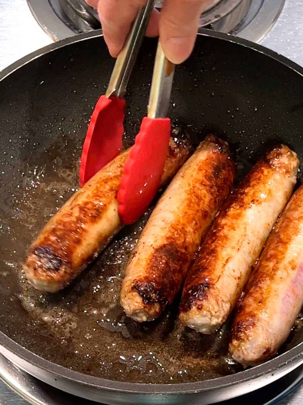 Bangers and Mash with Onion Gravy - Pudge Factor