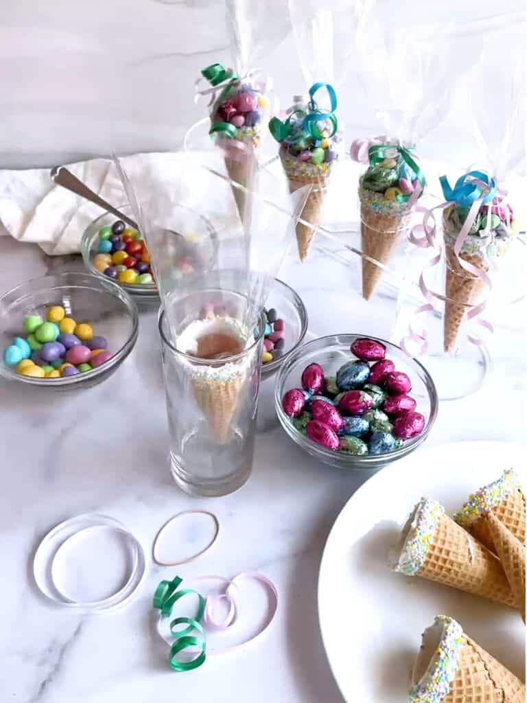 Easter Candy Cones - Pudge Factor