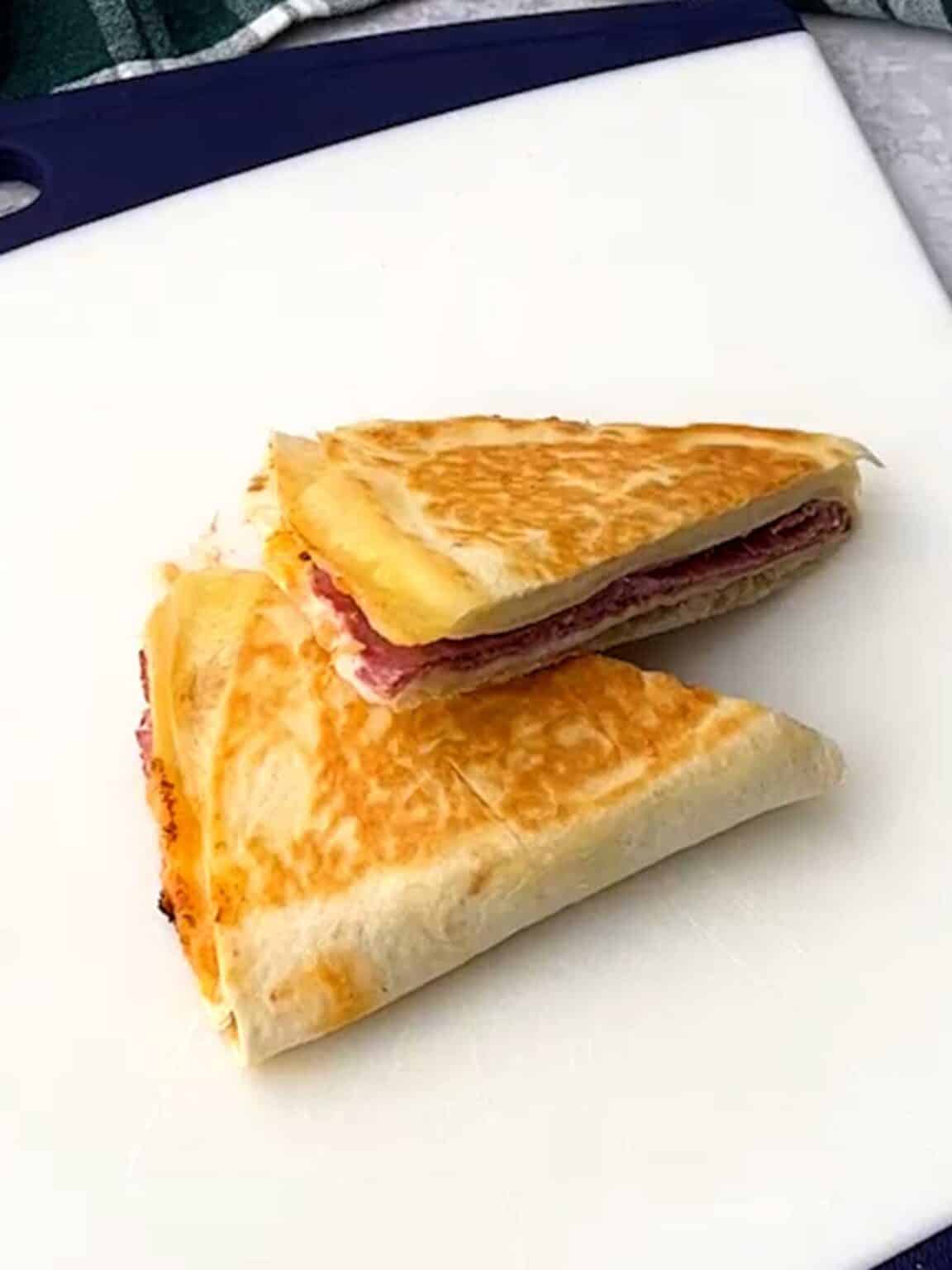 Quick and Easy Reuben Wrap - Pudge Factor