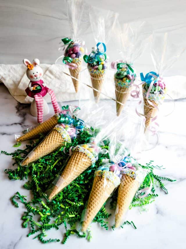 Easter Candy Cones - Pudge Factor
