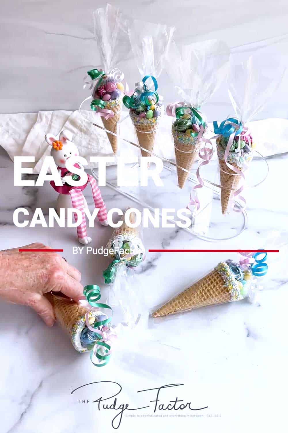 Easter Candy Cones - Pudge Factor
