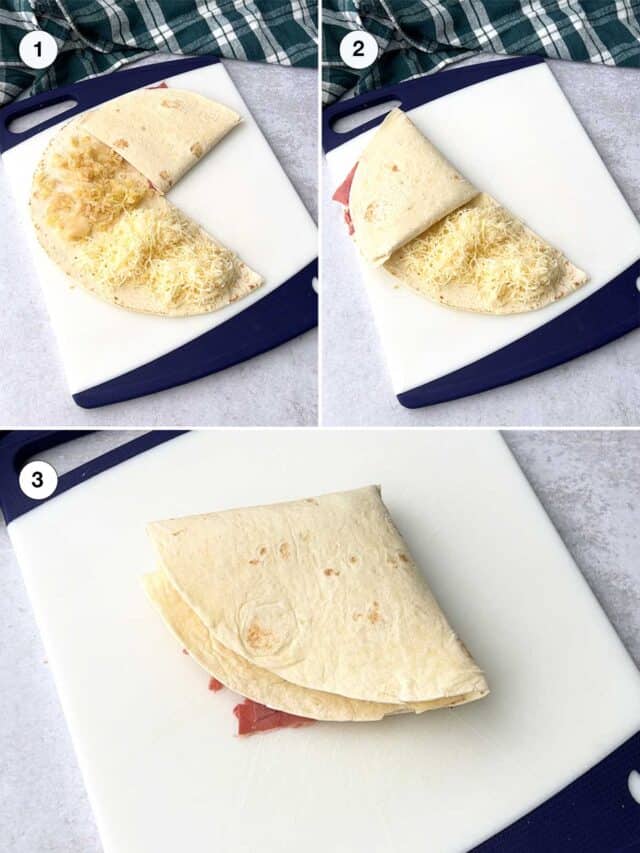 Quick and Easy Reuben Wrap - Pudge Factor